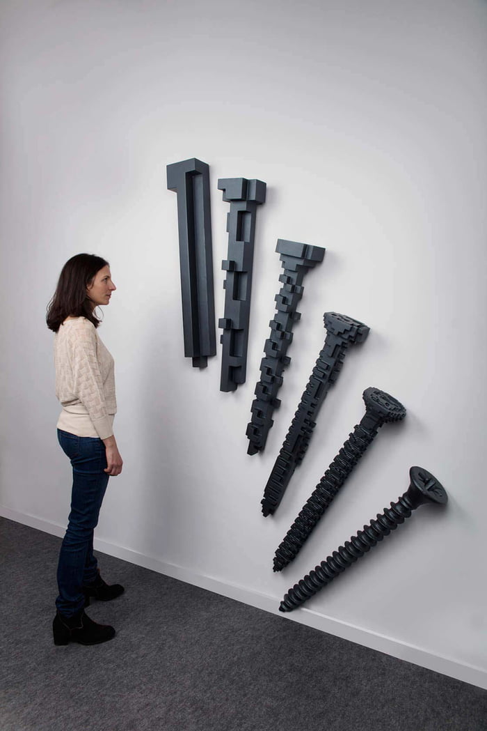 Low to high resolution screw by Romulo Celdran - 9GAG