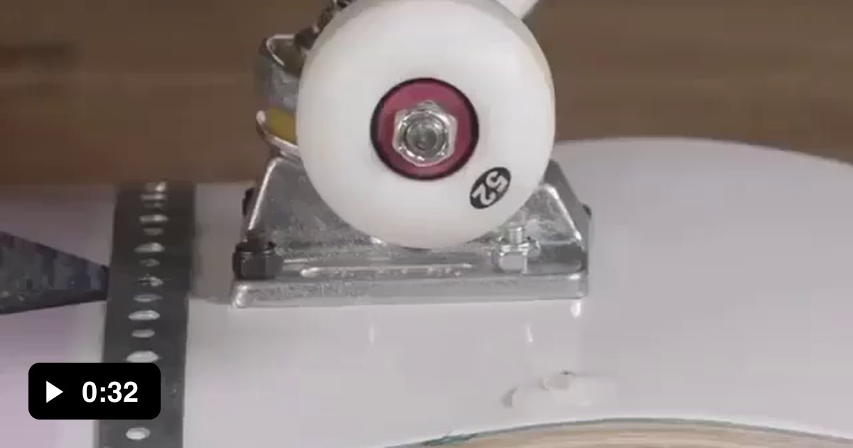 Skateboard vs water jet - 9GAG