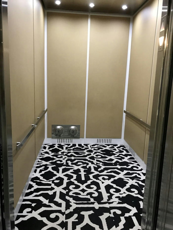 This elevator has foot buttons - 9GAG