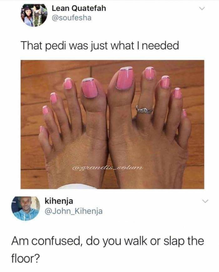 I find these feet a bit disturbing. - 9GAG