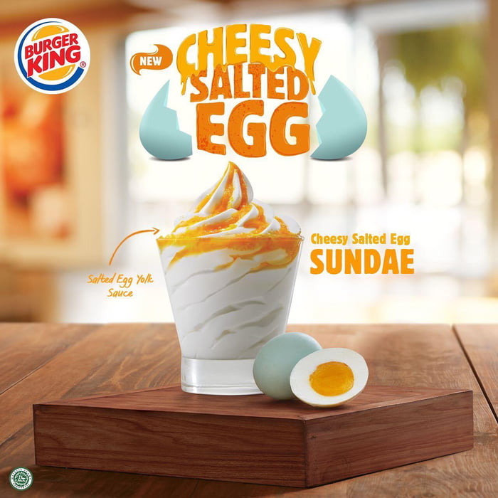 Egg Sundae from Burger King - 9GAG