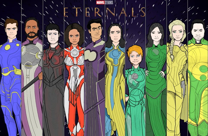 Eternals fan art by Xiggi - 9GAG