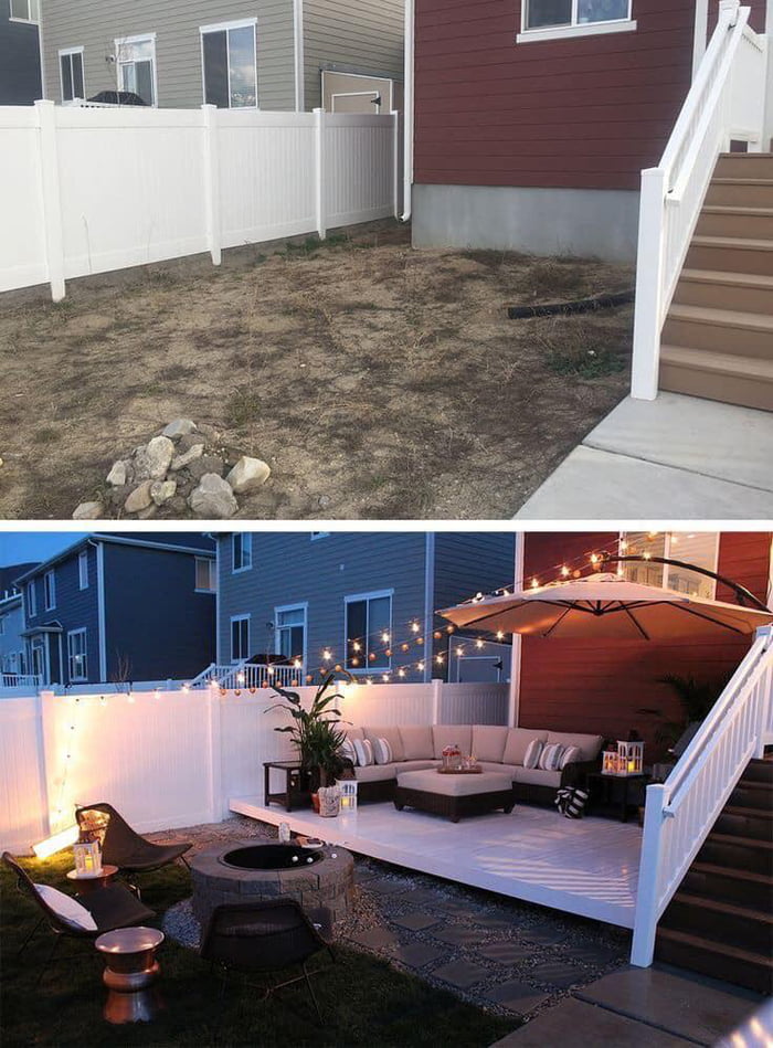 This patio transformation - 9GAG