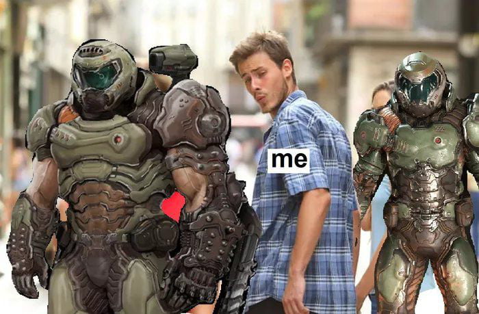 Is it gay to be attracted to Doom Guy? - 9GAG