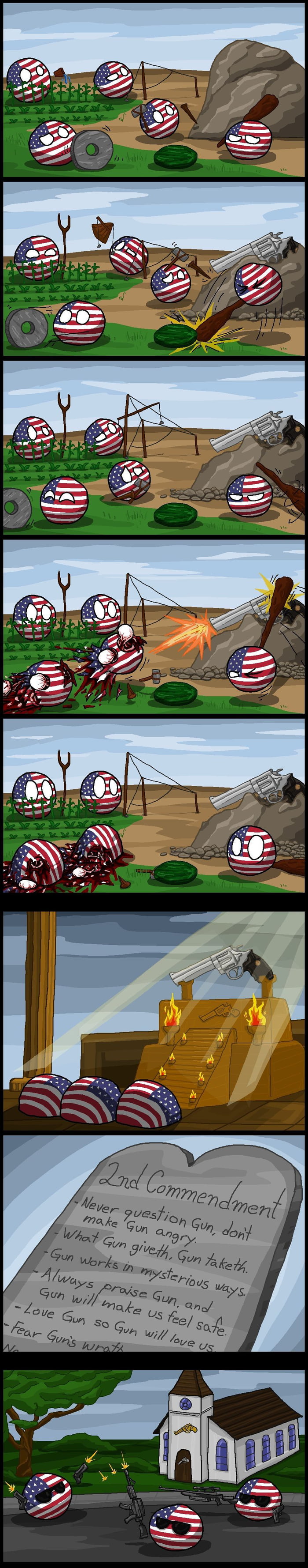 Praise the gun. - 9GAG