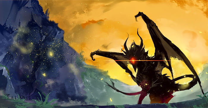 Black dragon Kalameet, DS1 - 9GAG