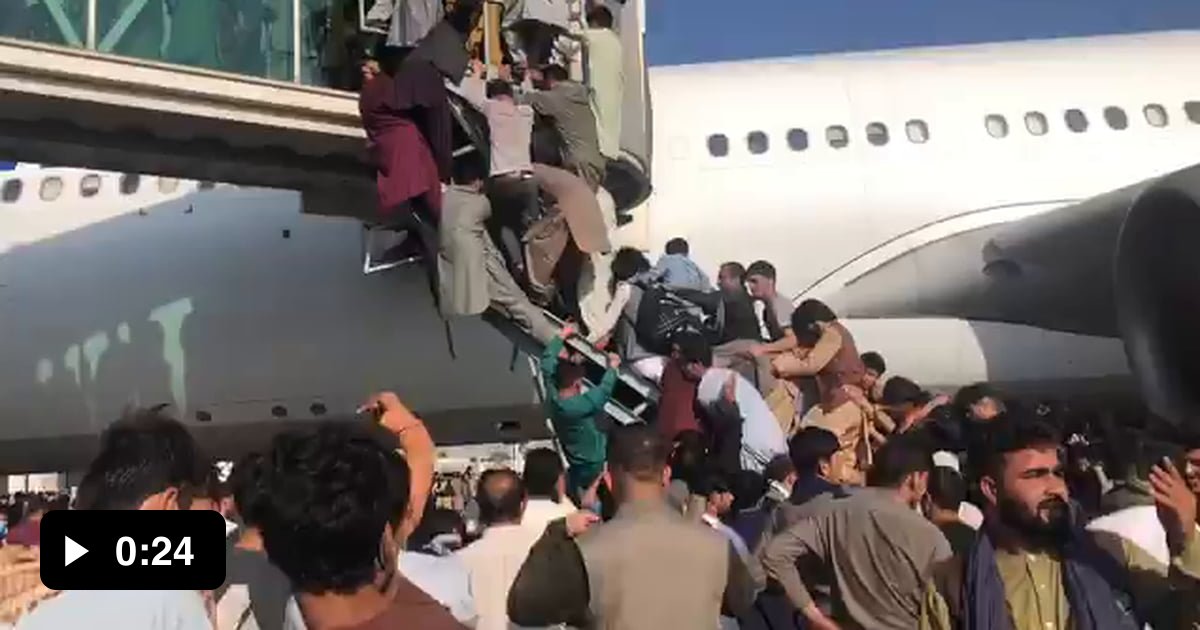 Kabul airport right now - 9GAG