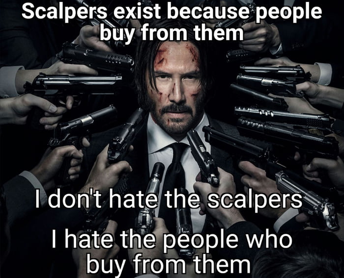 Scalpe supporters are the REAL problem, they are worse than bad parking ...