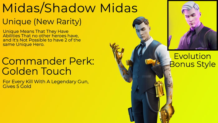 Midas Hero Concept + Unique Rarity Concept! - 9GAG