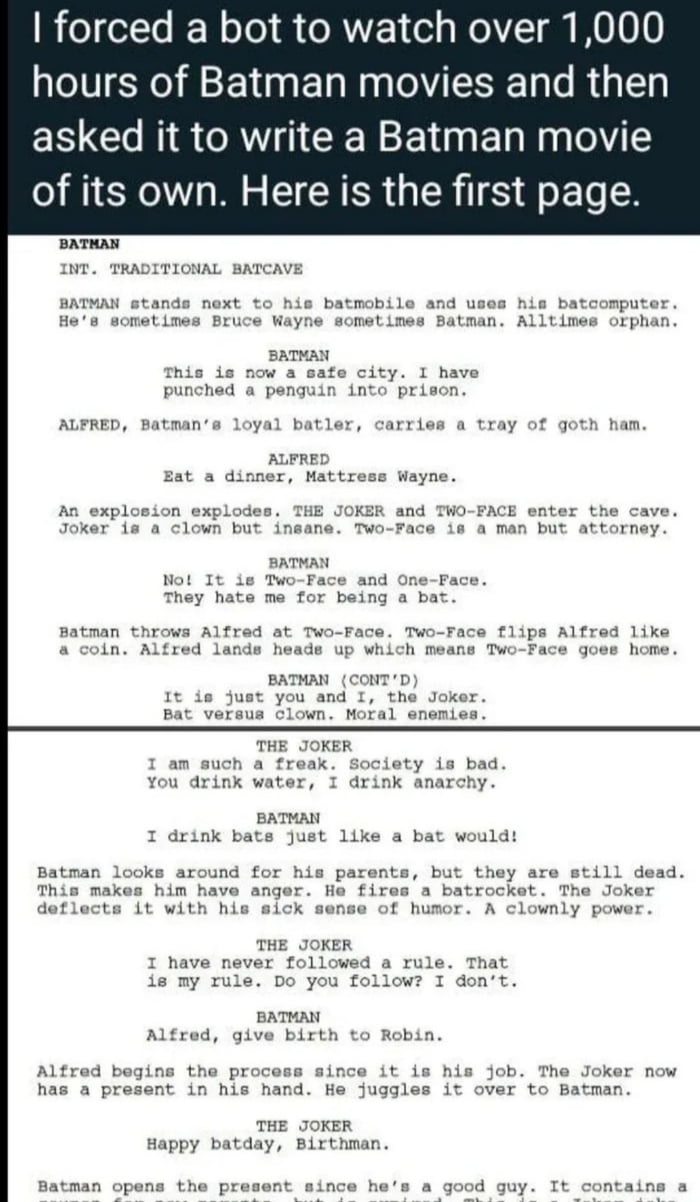 Batman: Alfred give birth to Robin! - 9GAG