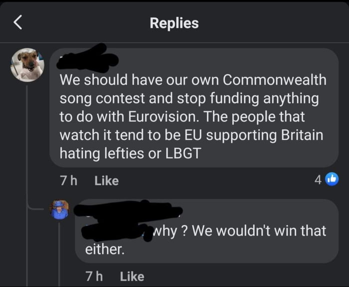 Can't wait for the UK to get zero points in a Commonwealth singing ...