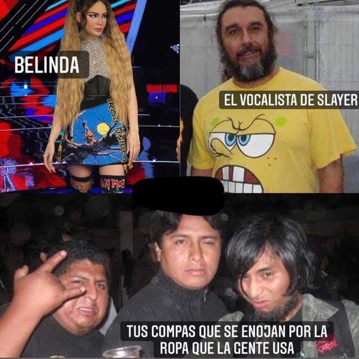 "El Rock es mejor que las cumbias" -El "Mollera Sumida". - 9GAG
