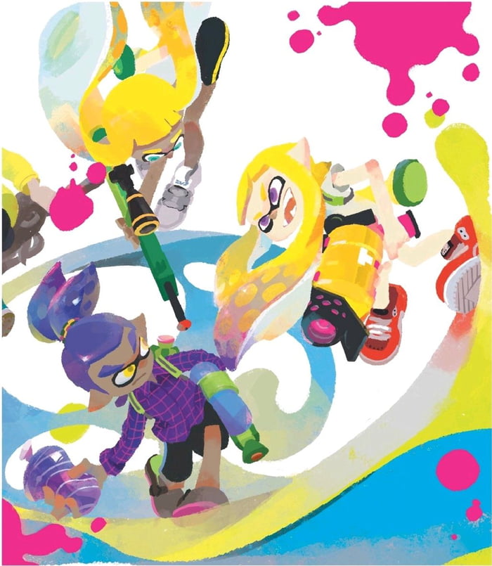Art of Splatoon Cover - 9GAG
