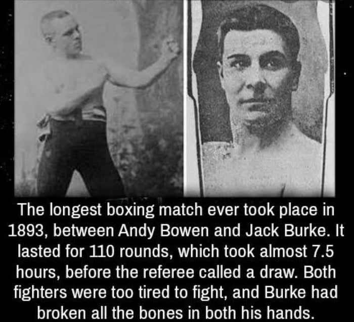 110 rounds of boxing and it was ruled as a Draw. - 9GAG