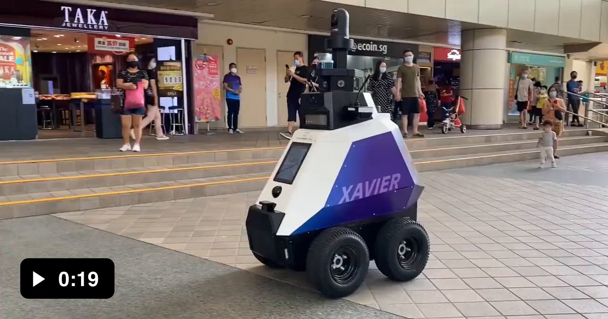 Robocop goes Wall-E A new AI-powered robot called ‘Xavier’ is hitting ...