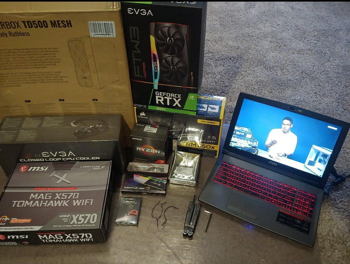Ready to build my first PC! Wish me luck! - 9GAG