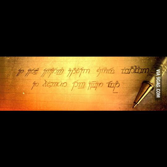 Elendil's Oath (Aragorn's song while being crowned in LotR 3) when ...
