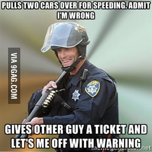 Good guy cop - 9GAG