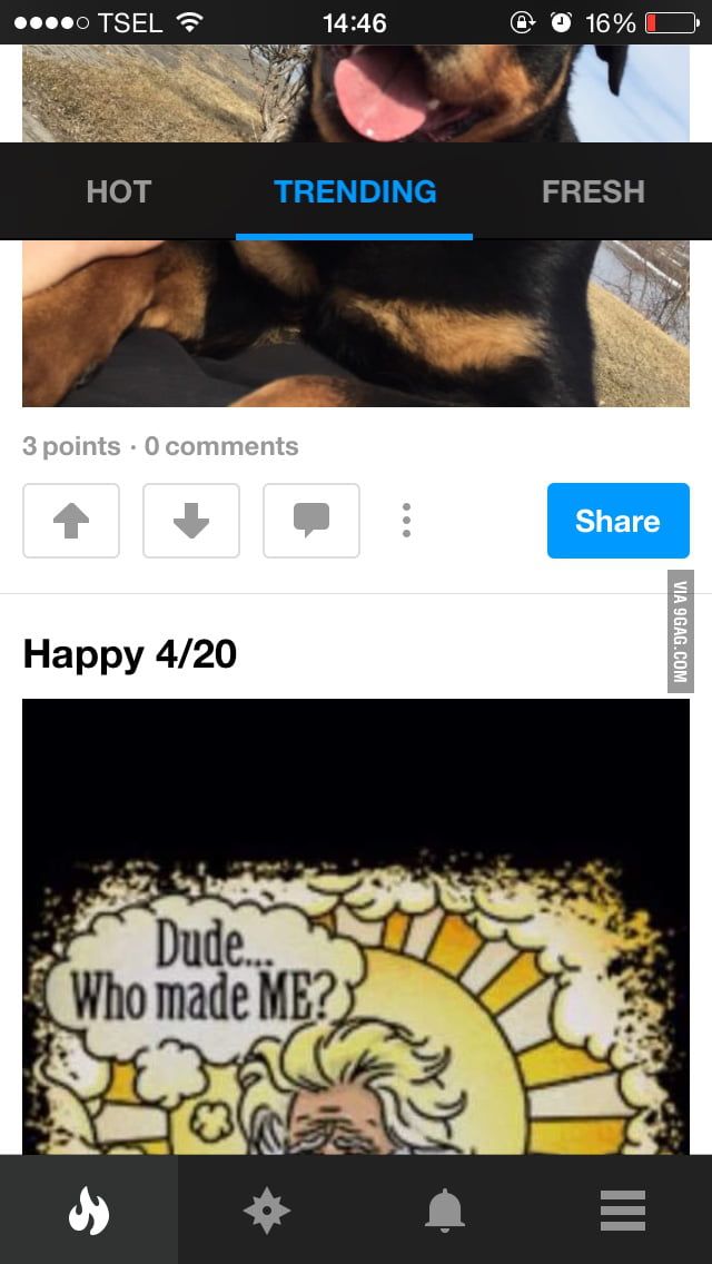 Well, the app has a bug! - 9GAG