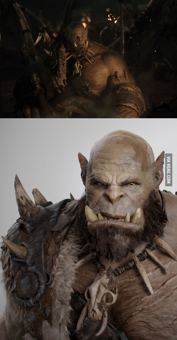 First official image from WARCRAFT movie of Orgrim Doomhammer - 9GAG