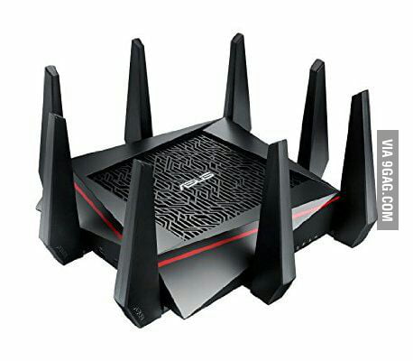 I stumbled upon the router of Sauron! - 9GAG
