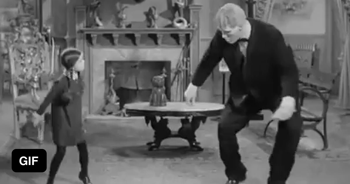 Wednesday and Lurch dancing - 9GAG