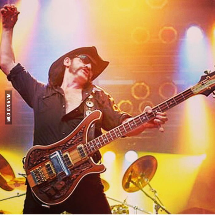 Congratulations to a legend! Lemmy kilmister turns 70 today. - 9GAG
