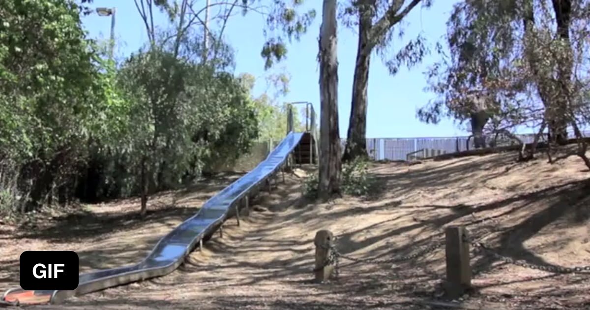 Let me ride my bike down this slide - 9GAG