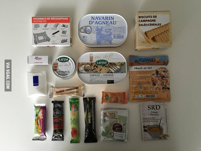 I saw the Military Rations from other countries so here´s the French ...