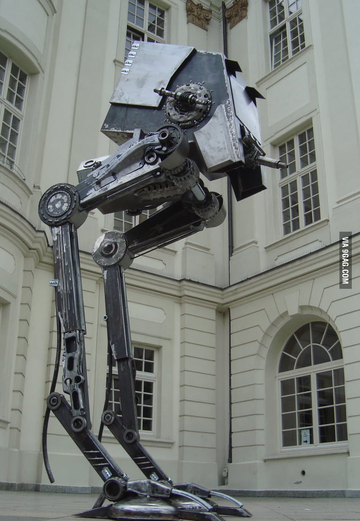 AT-ST Star Wars metal art - 9GAG