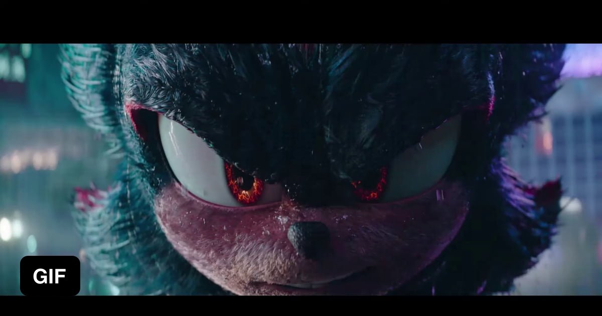 Shadow from Sonic the Hedgehog 3 doing the classic Akira Bike Slide - 9GAG