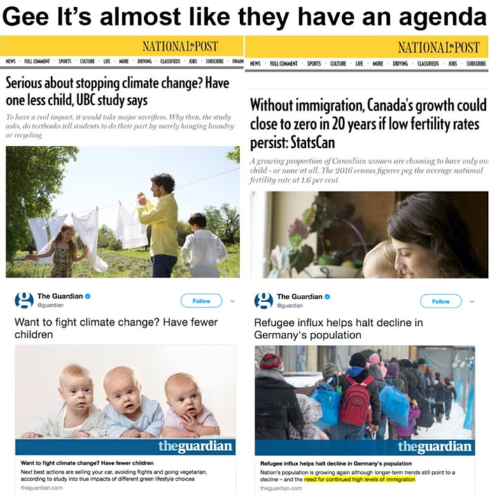 Why would this be an agenda? What’s the logic? - 9GAG