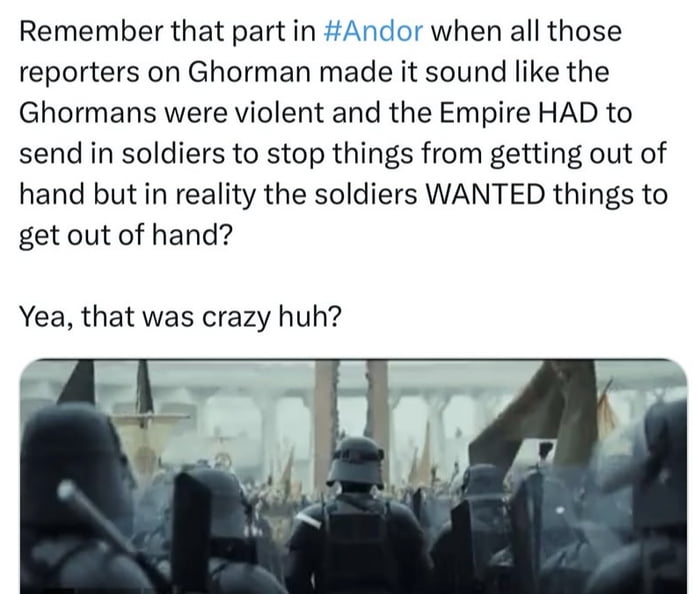 Remember Ghorman, we ARE right smack in the middle of that. LA, the ...