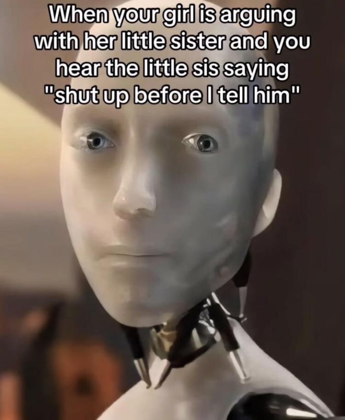 Waiting for the little sister to spill the tea... - 9GAG