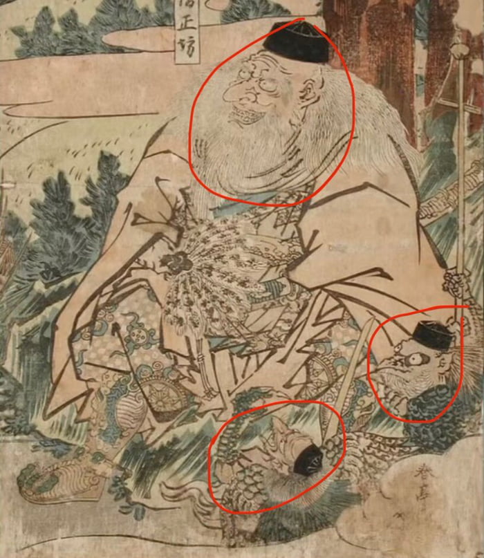 Ancient demons depicted in Japan - 9GAG