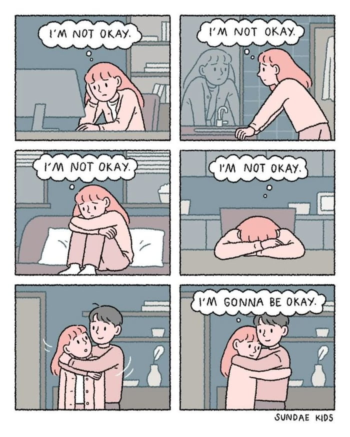 Sometimes all you need is a hug. - 9GAG