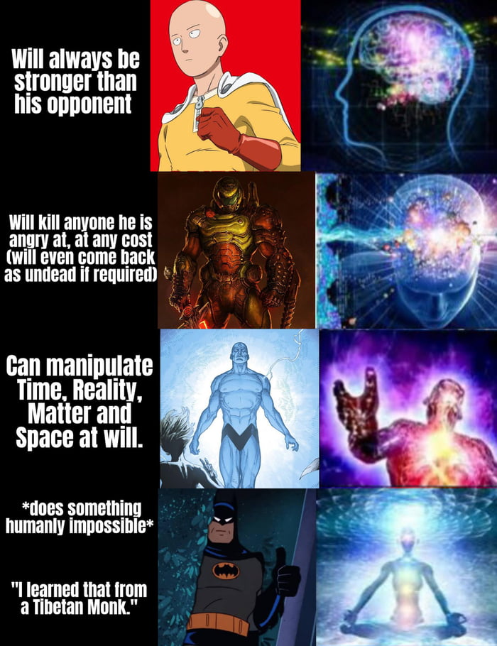 Different levels of Reality Manipulation Powers - 9GAG