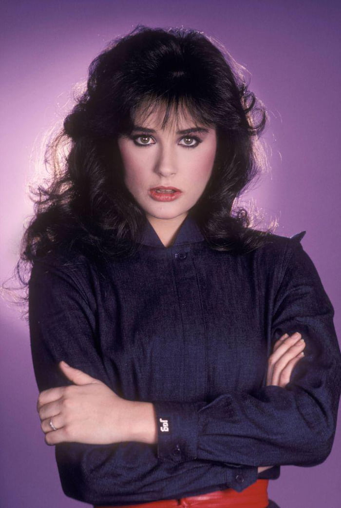 Classic 80s style from Demi Moore. - 9GAG