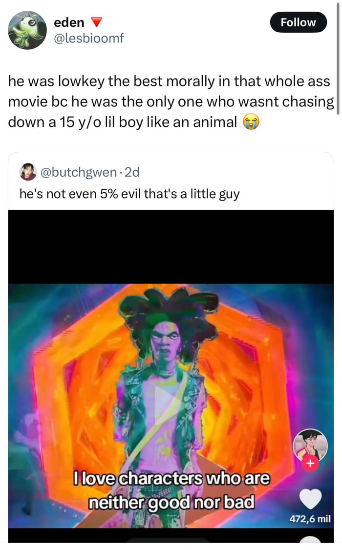 He was the only one to tell the milk maid to stop stalking the young brotha - 9GAG