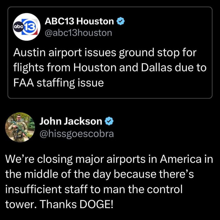 We will fire more employees..Thanks DOGE - 9GAG