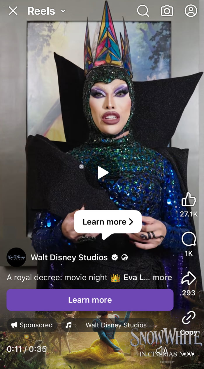 This is how Disney advertised Snow White here in the Philippines. Smh. - 9GAG