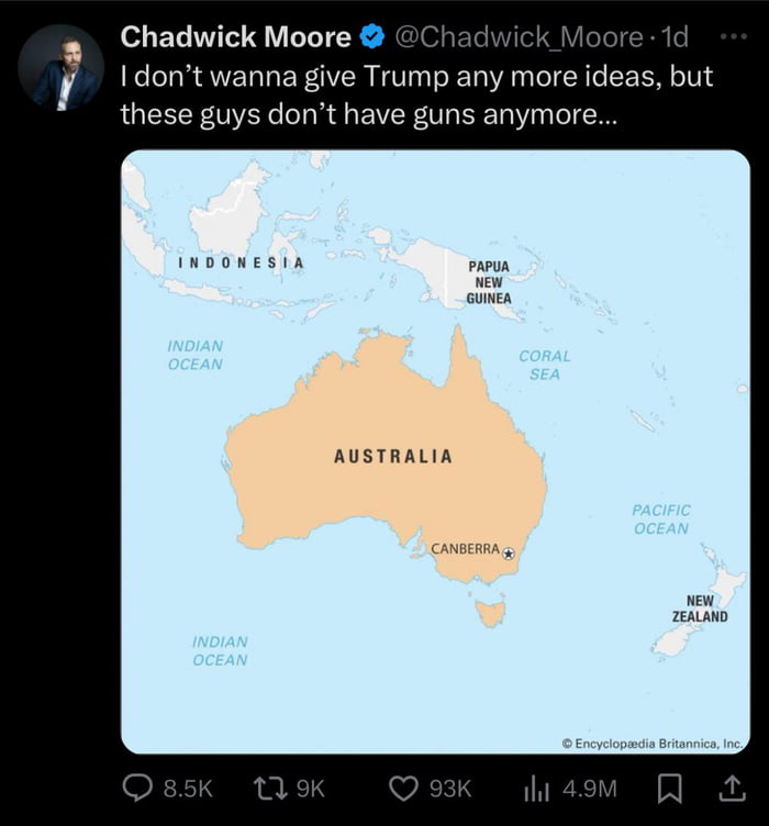 Now MAGA wants Australia - 9GAG