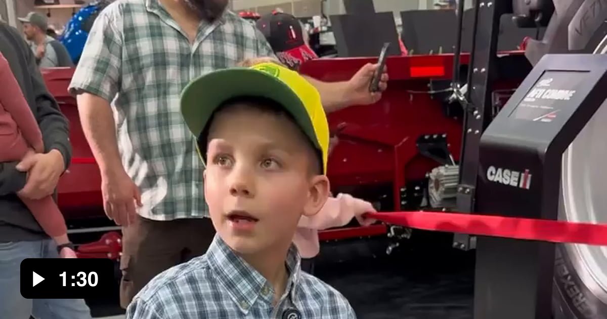 A farmer through and through. (Smiled more the second half...) - 9GAG