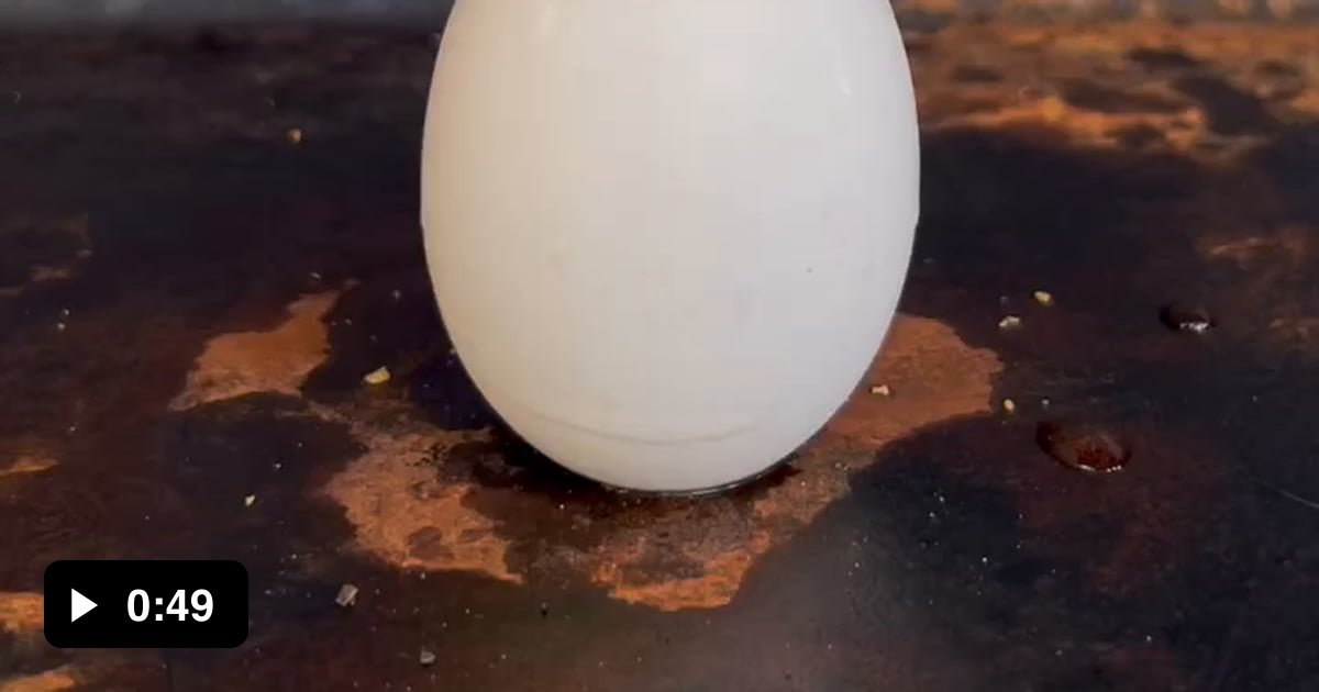 If you don't have water to hardboil an egg, you can use a mini molten ...