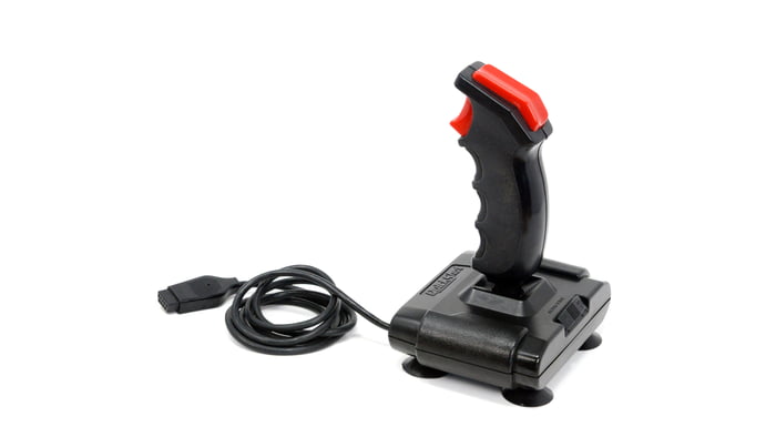 One of the worst Joysticks: QuickShoot II (1983) It broke very easily ...