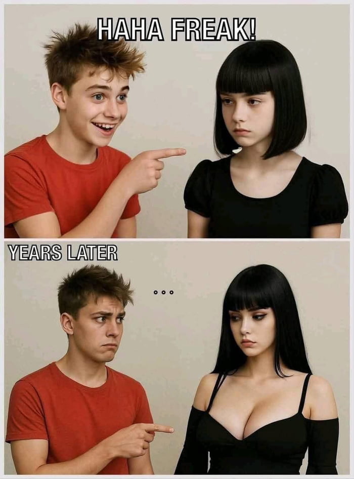 Should've invest on goth girls. - 9GAG