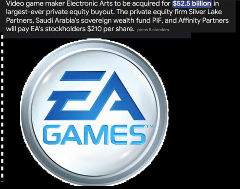 It seems EA was bought out by some saudi arabian company maybe there wont be anymore inclusion ...