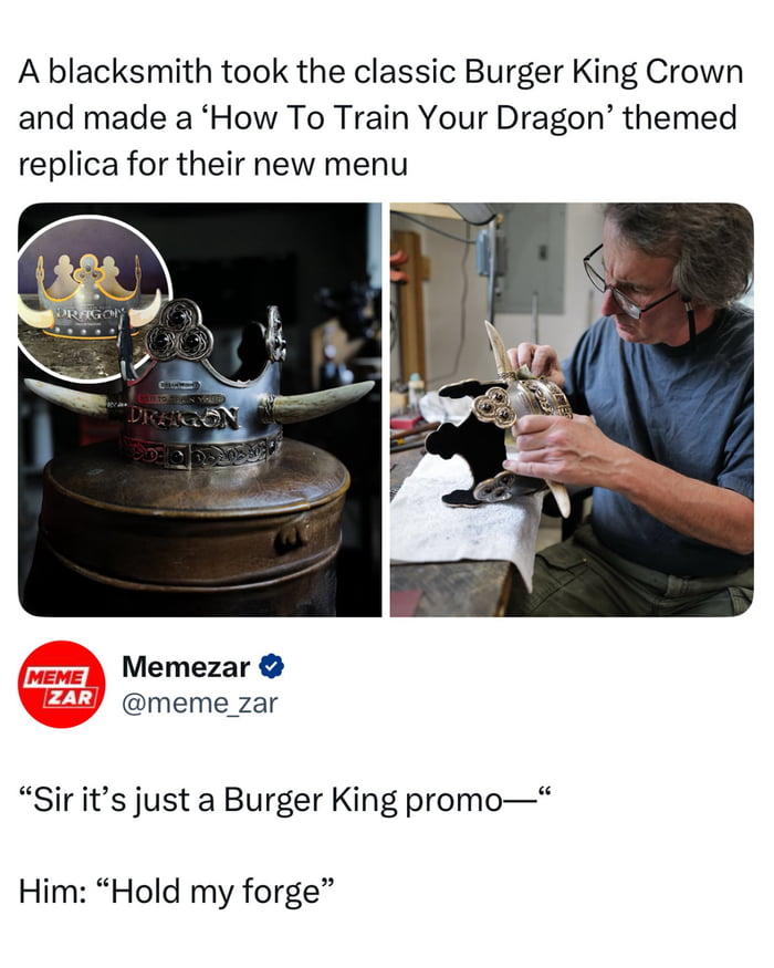 Taking the Burger King crown challenge to a whole new level - 9GAG