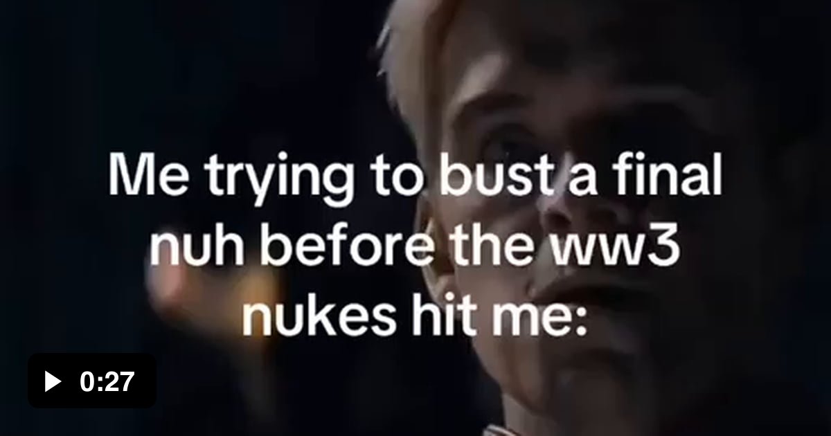 A final moment of bliss before the end. - 9GAG