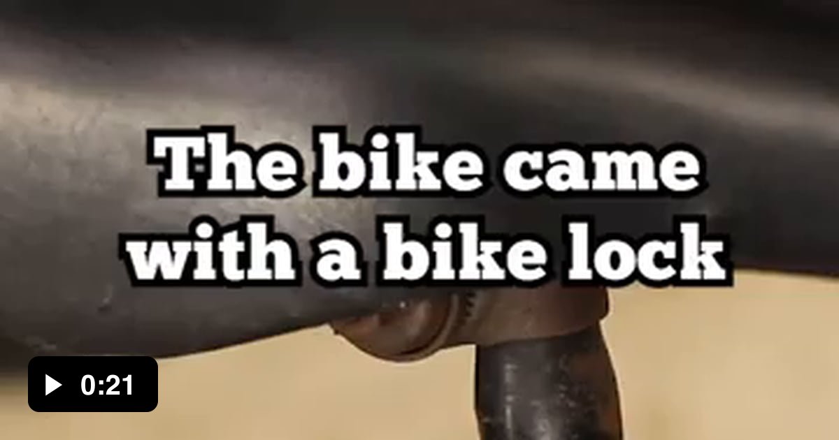 How to pick a bike lock, kind of. - 9GAG